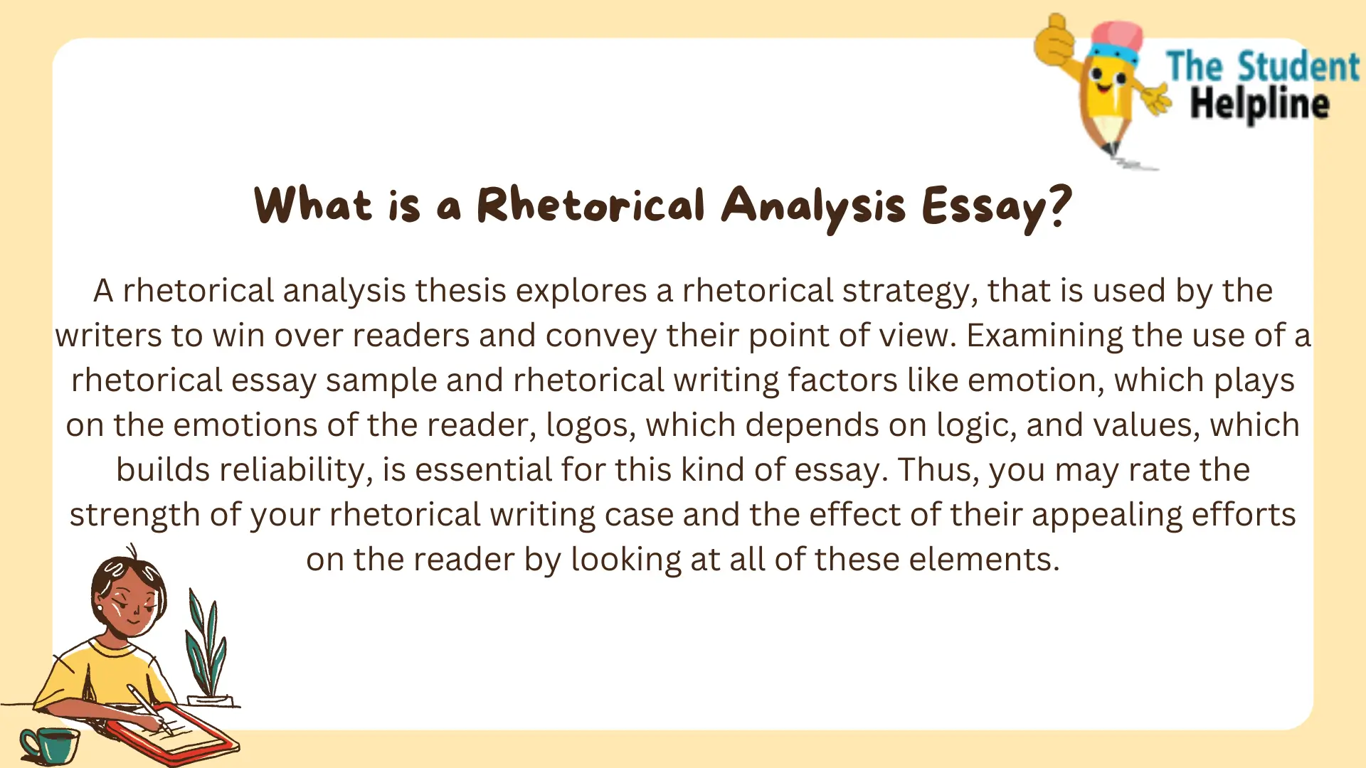 Rhetorical Analysis The Department Of English University Of Arkansas